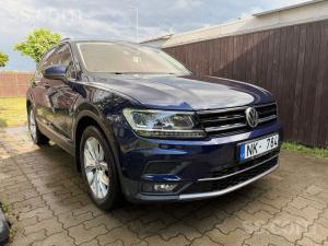 Blue Volkswagen Tiguan 2018 in Liepaja, with an engine capacity of 2.00 L and mileage of 184 thousand km for 17500 €, photo  on AUTOMOTO.COM.LV