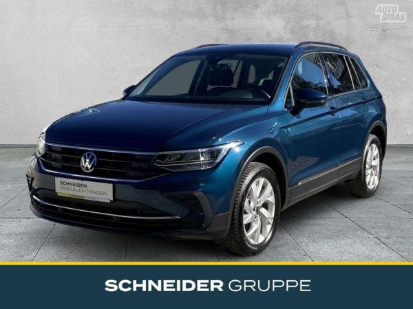 Zils Volkswagen Tiguan 2022 Kauņa, ar dzinēja tilpumu 2.00 L un nobraukumu 52 tūkst. km par 32185 €, foto 1 vietnē AUTOMOTO.COM.LV