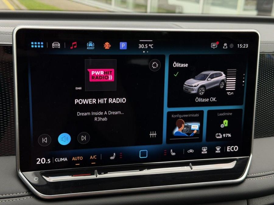 Zils Volkswagen Tiguan 2025 Pērnava, ar dzinēja tilpumu 1.50 L un nobraukumu 24 tūkst. km par 35850 €, foto 10 vietnē AUTOMOTO.COM.LV