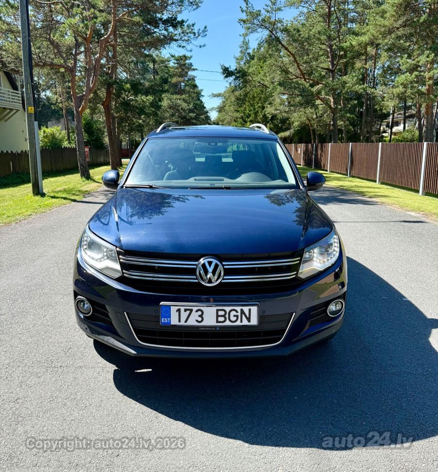 Blue Volkswagen Tiguan 2012 in Tallinn, with an engine capacity of 2.00 L and mileage of 181 thousand km for 10500 €, photo 14 on AUTOMOTO.COM.LV