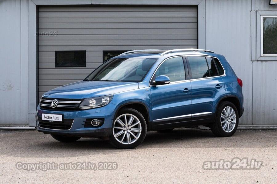 Blue Volkswagen Tiguan 2013 in Jelgava, with an engine capacity of 1.40 L and mileage of 168 thousand km for 10350 €, photo 1 on AUTOMOTO.COM.LV