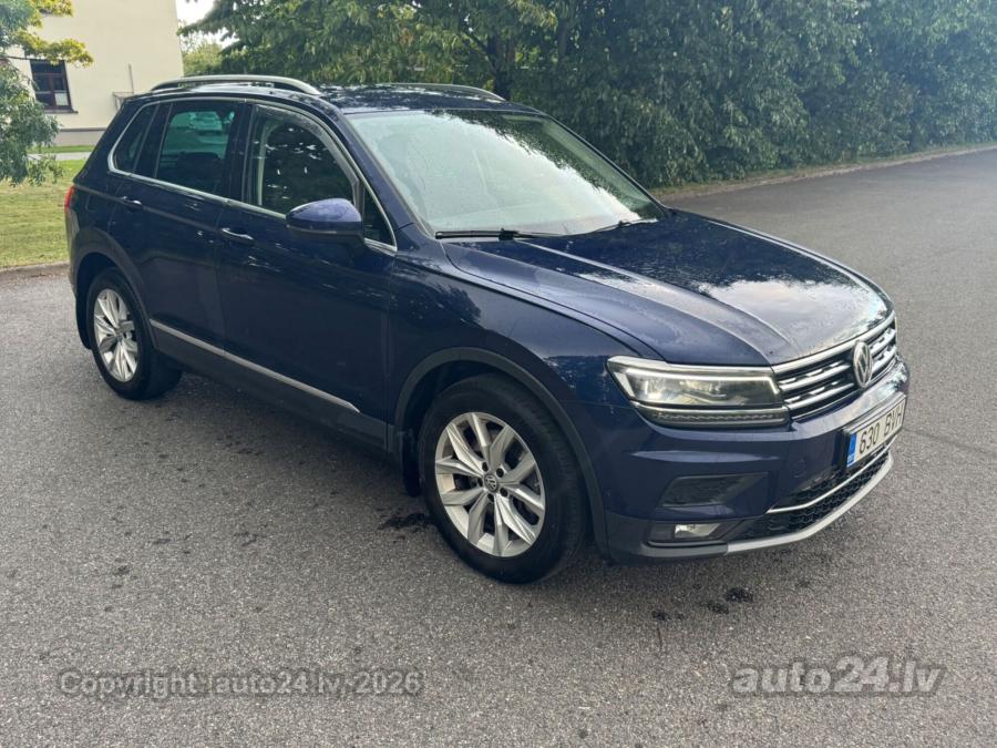Blue Volkswagen Tiguan 2017 in Tallinn, with an engine capacity of 2.00 L and mileage of 164 thousand km for 18999 €, photo 4 on AUTOMOTO.COM.LV