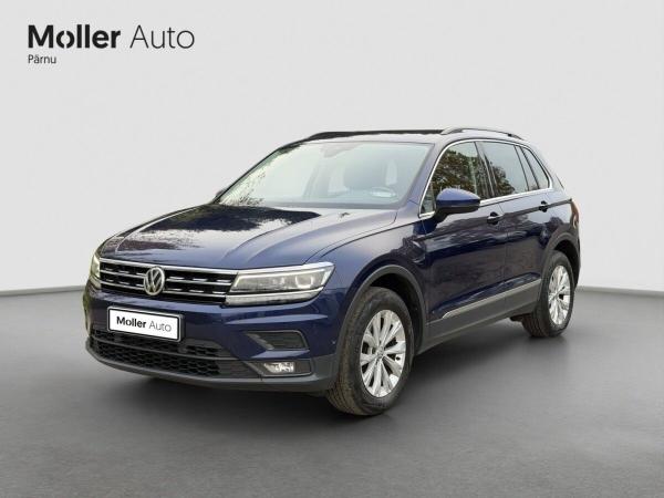 Zils Volkswagen Tiguan 2019 Pērnava, ar dzinēja tilpumu 2.00 L un nobraukumu 159 tūkst. km par 19900 €, foto 1 vietnē AUTOMOTO.COM.LV
