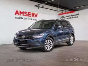 Zils Volkswagen Tiguan 2021 Tallina, ar dzinēja tilpumu 2.00 L un nobraukumu 99 tūkst. km par 21990 €, foto  vietnē AUTOMOTO.COM.LV