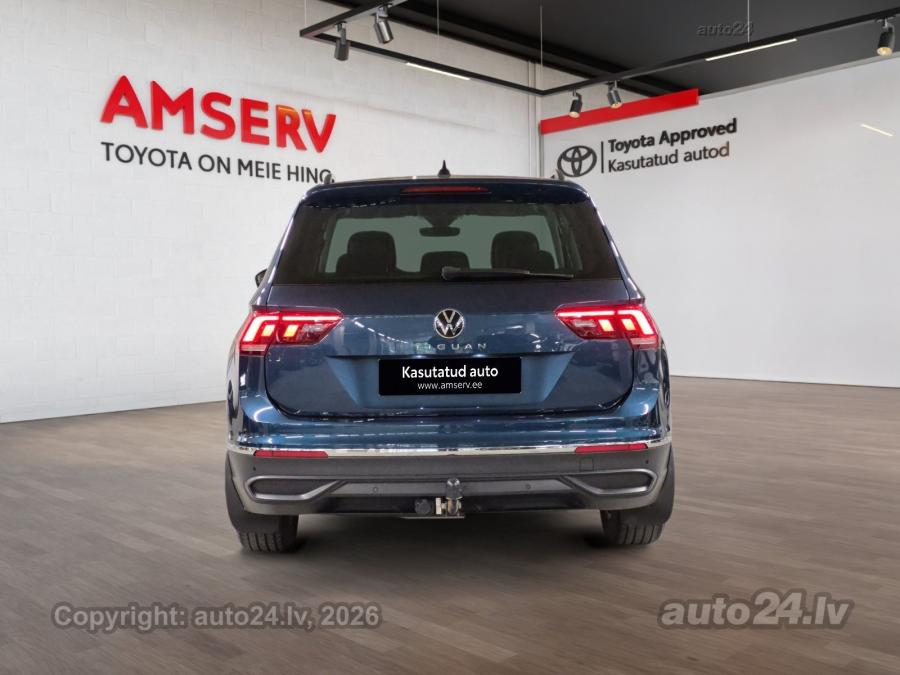 Zils Volkswagen Tiguan 2021 Tallina, ar dzinēja tilpumu 2.00 L un nobraukumu 99 tūkst. km par 21990 €, foto 5 vietnē AUTOMOTO.COM.LV