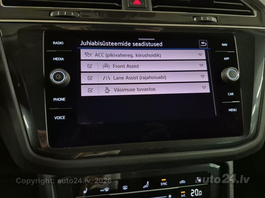 Zils Volkswagen Tiguan 2021 Tallina, ar dzinēja tilpumu 2.00 L un nobraukumu 99 tūkst. km par 21990 €, foto 18 vietnē AUTOMOTO.COM.LV