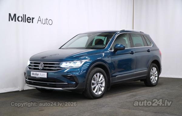 Blue Volkswagen Tiguan 2022 in Tallinn, with an engine capacity of 1.40 L and mileage of 120 thousand km for 27900 €, photo 1 on AUTOMOTO.COM.LV