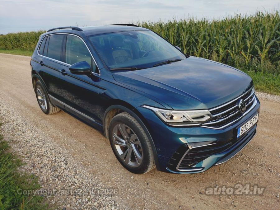 Синий Фольксваген Тигуан 2022 в Тарту, объемом двигателя 1.40 л и пробегом 62 тыс. км за 28000 €, фото 3 на AUTOMOTO.COM.LV