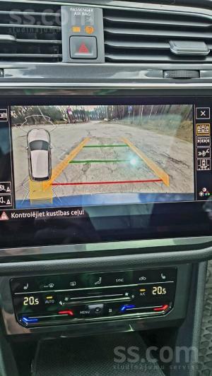 Blue Volkswagen Tiguan 2023 in Riga, with an engine capacity of 2.00 L and mileage of 56 thousand km for 32300 €, photo 16 on AUTOMOTO.COM.LV
