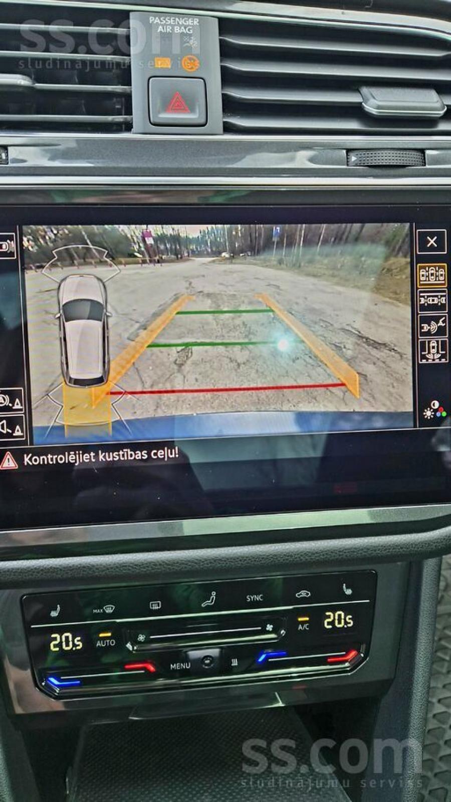 Blue Volkswagen Tiguan 2023 in Riga, with an engine capacity of 2.00 L and mileage of 56 thousand km for 32300 €, photo 16 on AUTOMOTO.COM.LV