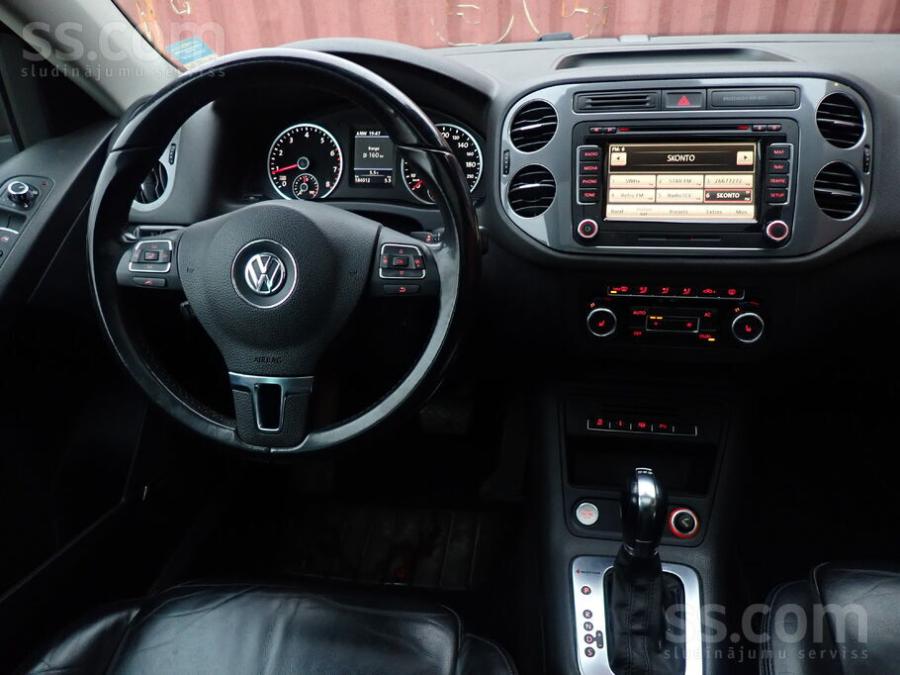 Brūns Volkswagen Tiguan 2011 Liepāja, ar dzinēja tilpumu 2.00 L un nobraukumu 184 tūkst. km par 11550 €, foto 7 vietnē AUTOMOTO.COM.LV