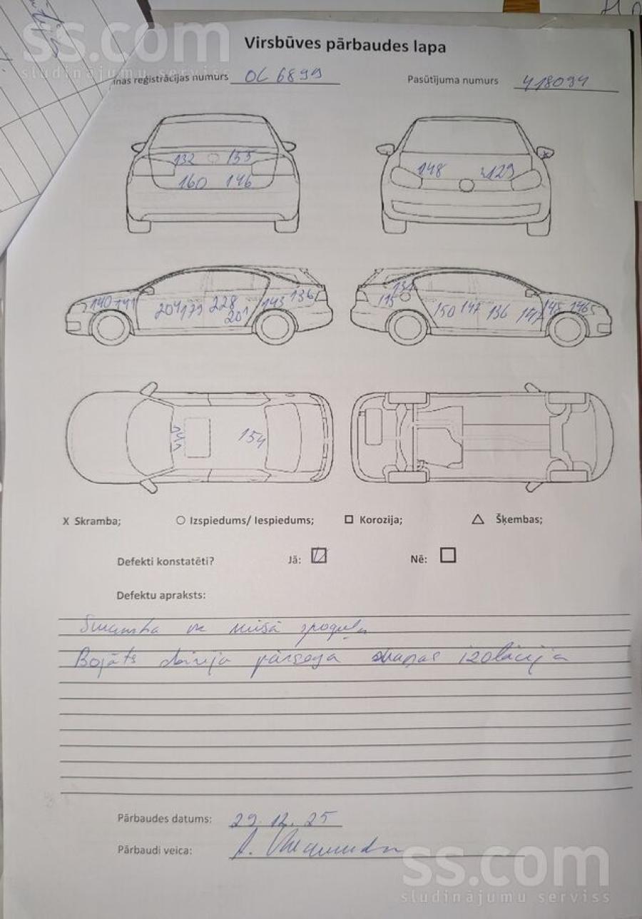 Brown Volkswagen Tiguan 2011 in Riga, with an engine capacity of 2.00 L and mileage of 215 thousand km for 11999 €, photo 20 on AUTOMOTO.COM.LV