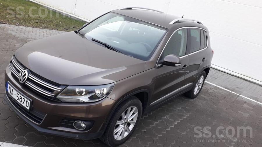 Brūns Volkswagen Tiguan 2011 Rīga, ar dzinēja tilpumu 2.00 L un nobraukumu 286 tūkst. km par 8999 €, foto 2 vietnē AUTOMOTO.COM.LV