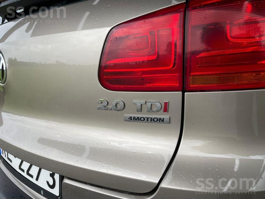 Brown Volkswagen Tiguan 2011 in Riga, with an engine capacity of 2.00 L and mileage of 339 thousand km for 8300 €, photo 12 on AUTOMOTO.COM.LV