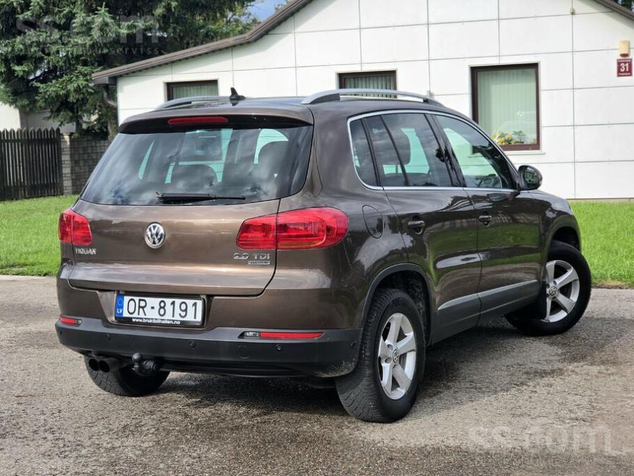 Brūns Volkswagen Tiguan 2011 Jelgava, ar dzinēja tilpumu 2.00 L un nobraukumu 242 tūkst. km par 9990 €, foto 7 vietnē AUTOMOTO.COM.LV