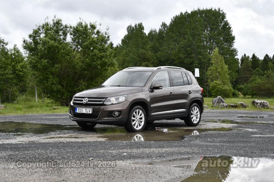 Brown Volkswagen Tiguan 2012 in Tallinn, with an engine capacity of 1.40 L and mileage of 227 thousand km for 8500 €, photo 9 on AUTOMOTO.COM.LV