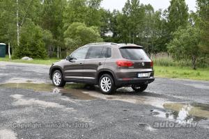 Brown Volkswagen Tiguan 2012 in Tallinn, with an engine capacity of 1.40 L and mileage of 227 thousand km for 8500 €, photo 11 on AUTOMOTO.COM.LV