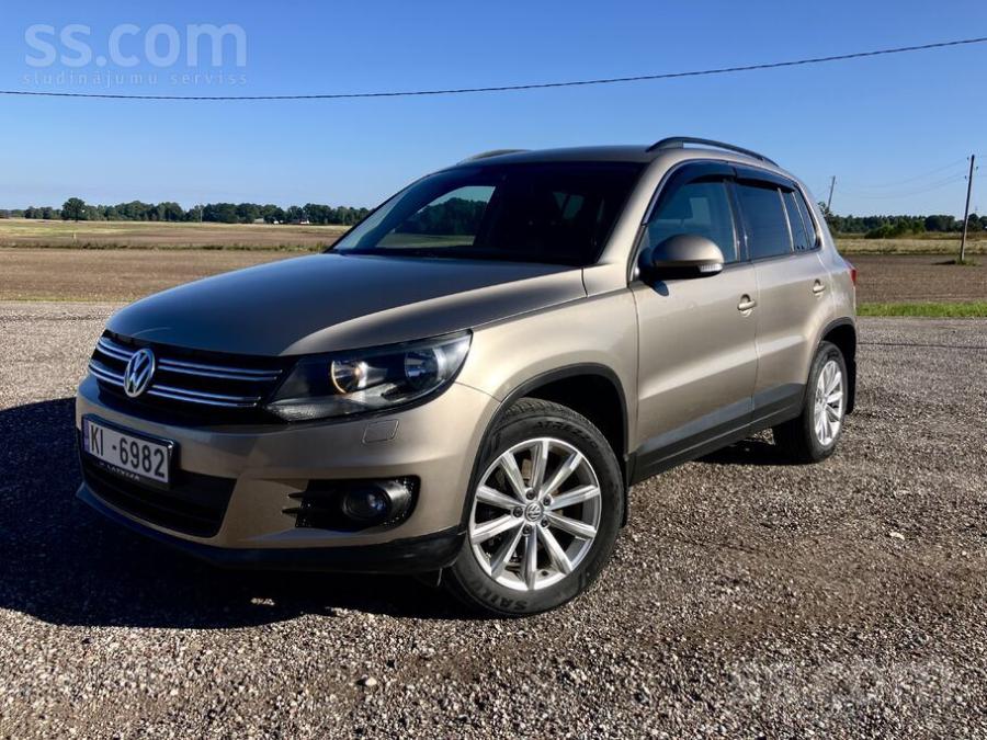 Brown Volkswagen Tiguan 2012 in Talsi, with an engine capacity of 2.00 L and mileage of 312 thousand km for 6999 €, photo 8 on AUTOMOTO.COM.LV