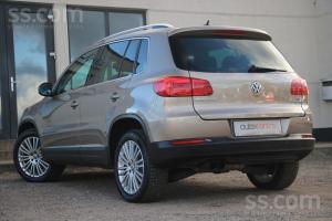 Brown Volkswagen Tiguan 2012 in Tukums, with an engine capacity of 1.40 L and mileage of 148 thousand km for 9358 €, photo 4 on AUTOMOTO.COM.LV