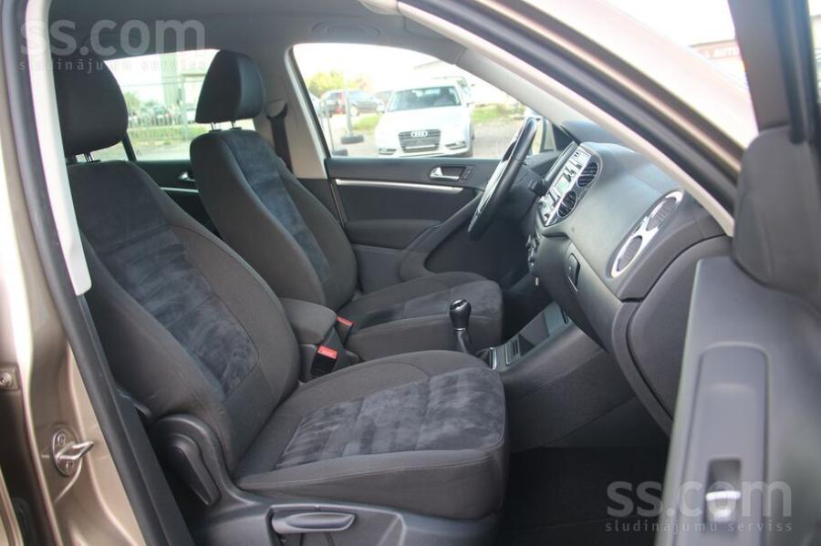Brown Volkswagen Tiguan 2012 in Tukums, with an engine capacity of 1.40 L and mileage of 148 thousand km for 9358 €, photo 11 on AUTOMOTO.COM.LV