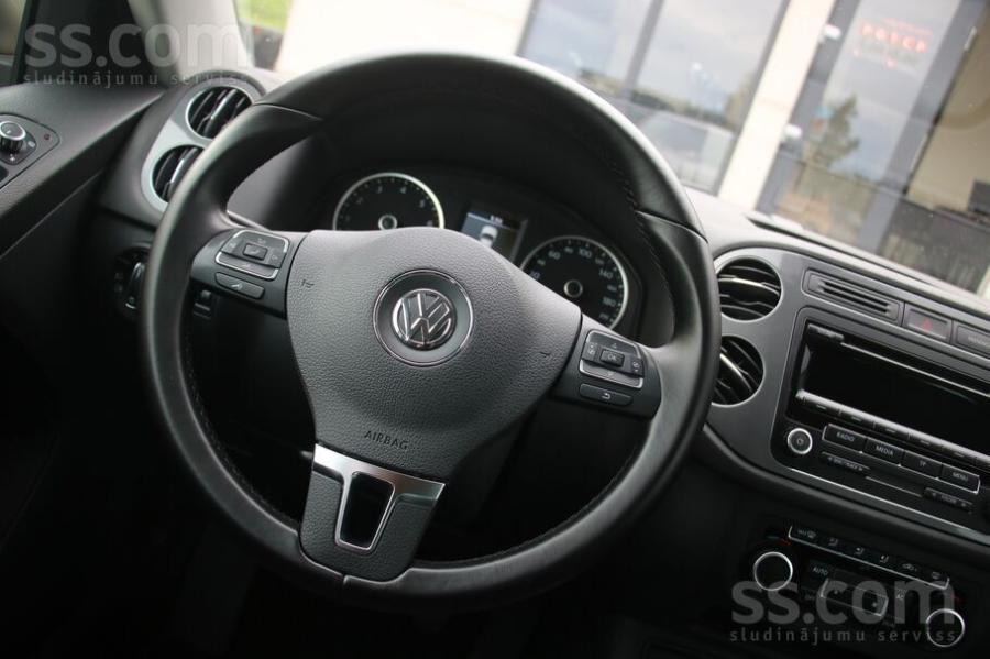 Brown Volkswagen Tiguan 2012 in Tukums, with an engine capacity of 1.40 L and mileage of 148 thousand km for 9358 €, photo 20 on AUTOMOTO.COM.LV