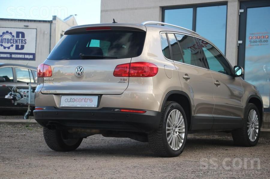 Brown Volkswagen Tiguan 2012 in Tukums, with an engine capacity of 1.40 L and mileage of 148 thousand km for 9358 €, photo 30 on AUTOMOTO.COM.LV