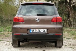Brown Volkswagen Tiguan 2013 in Riga, with an engine capacity of 2.00 L and mileage of 154 thousand km for 12700 €, photo 11 on AUTOMOTO.COM.LV