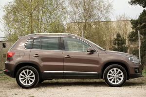 Brown Volkswagen Tiguan 2013 in Riga, with an engine capacity of 2.00 L and mileage of 154 thousand km for 12700 €, photo 14 on AUTOMOTO.COM.LV