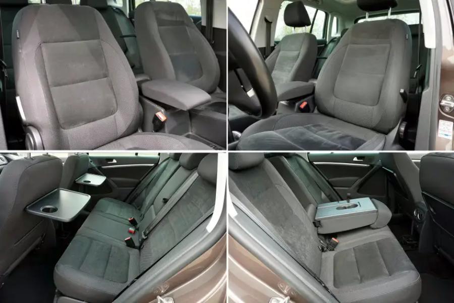 Brown Volkswagen Tiguan 2013 in Riga, with an engine capacity of 2.00 L and mileage of 154 thousand km for 12700 €, photo 26 on AUTOMOTO.COM.LV