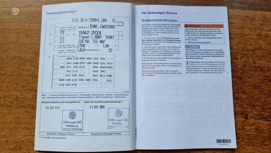 Brūns Volkswagen Tiguan 2013 Viļņa, ar dzinēja tilpumu 1.39 L un nobraukumu 210 tūkst. km par 6999 €, foto 34 vietnē AUTOMOTO.COM.LV