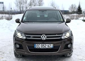 Brown Volkswagen Tiguan 2014 in Taurage, with an engine capacity of 1.97 L and mileage of 225 thousand km for 10400 €, photo 3 on AUTOMOTO.COM.LV