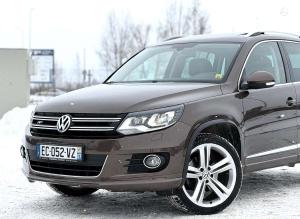 Brown Volkswagen Tiguan 2014 in Taurage, with an engine capacity of 1.97 L and mileage of 225 thousand km for 10400 €, photo 6 on AUTOMOTO.COM.LV