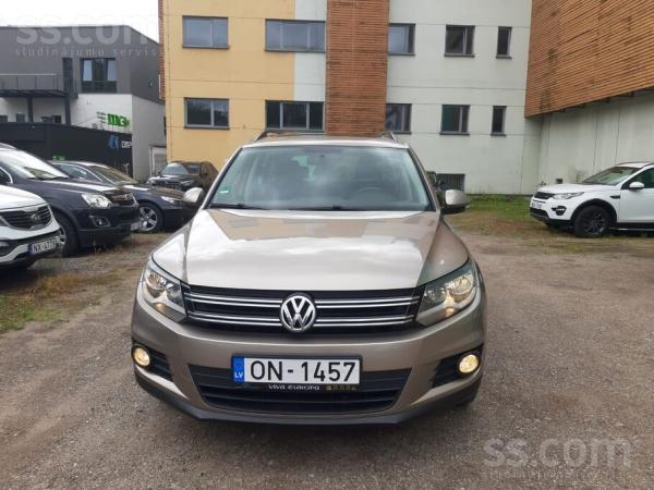 Brūns Volkswagen Tiguan 2014 Daugavpils, ar dzinēja tilpumu 1.40 L un nobraukumu 0 tūkst. km par 8750 €, foto 2 vietnē AUTOMOTO.COM.LV