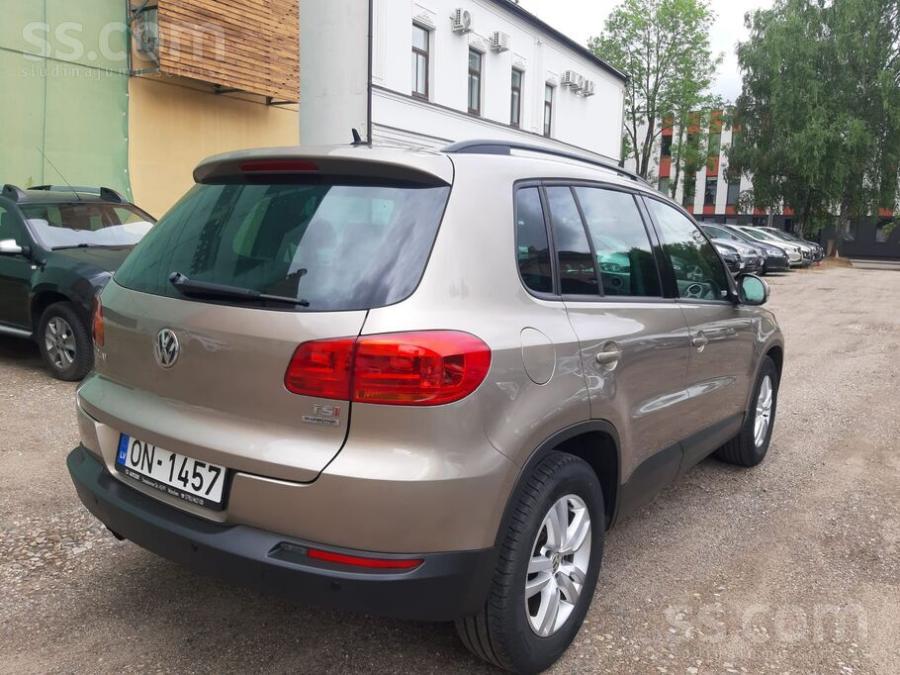 Brūns Volkswagen Tiguan 2014 Daugavpils, ar dzinēja tilpumu 1.40 L un nobraukumu 0 tūkst. km par 8750 €, foto 6 vietnē AUTOMOTO.COM.LV