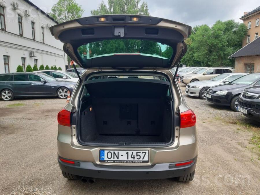 Brūns Volkswagen Tiguan 2014 Daugavpils, ar dzinēja tilpumu 1.40 L un nobraukumu 0 tūkst. km par 8750 €, foto 26 vietnē AUTOMOTO.COM.LV