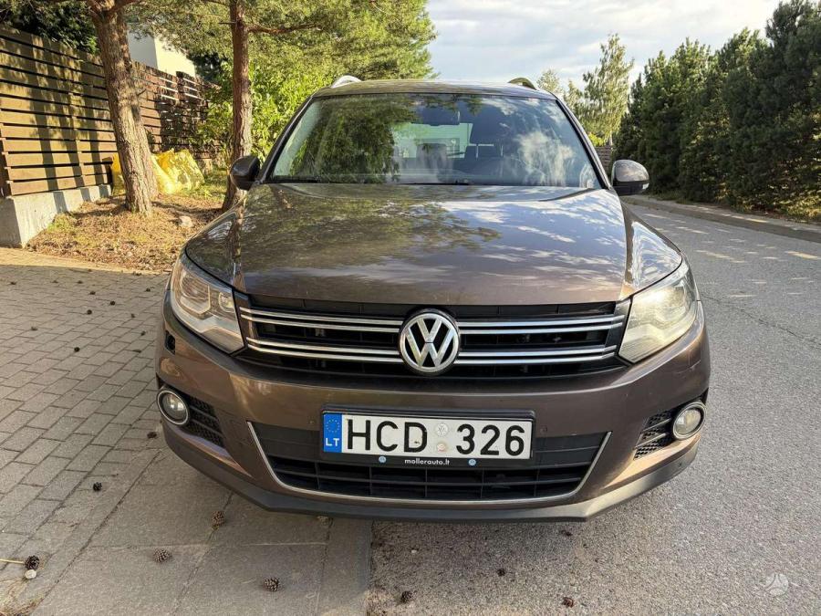 Brūns Volkswagen Tiguan 2014 Viļņa, ar dzinēja tilpumu 1.97 L un nobraukumu 230 tūkst. km par 9800 €, foto 3 vietnē AUTOMOTO.COM.LV