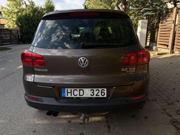 Brūns Volkswagen Tiguan 2014 Viļņa, ar dzinēja tilpumu 1.97 L un nobraukumu 230 tūkst. km par 9800 €, foto 6 vietnē AUTOMOTO.COM.LV