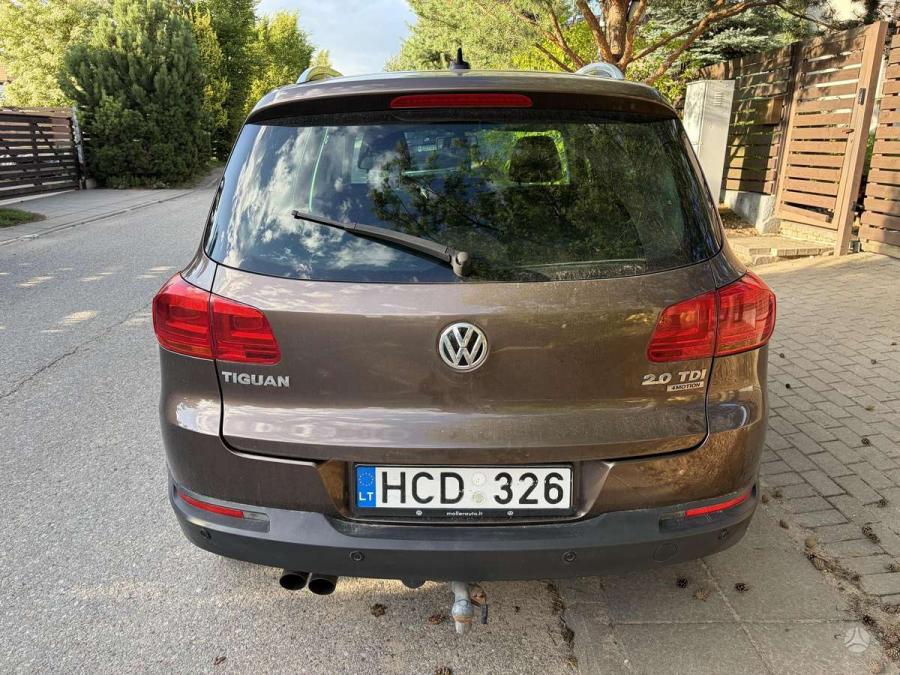 Brūns Volkswagen Tiguan 2014 Viļņa, ar dzinēja tilpumu 1.97 L un nobraukumu 230 tūkst. km par 9800 €, foto 9 vietnē AUTOMOTO.COM.LV