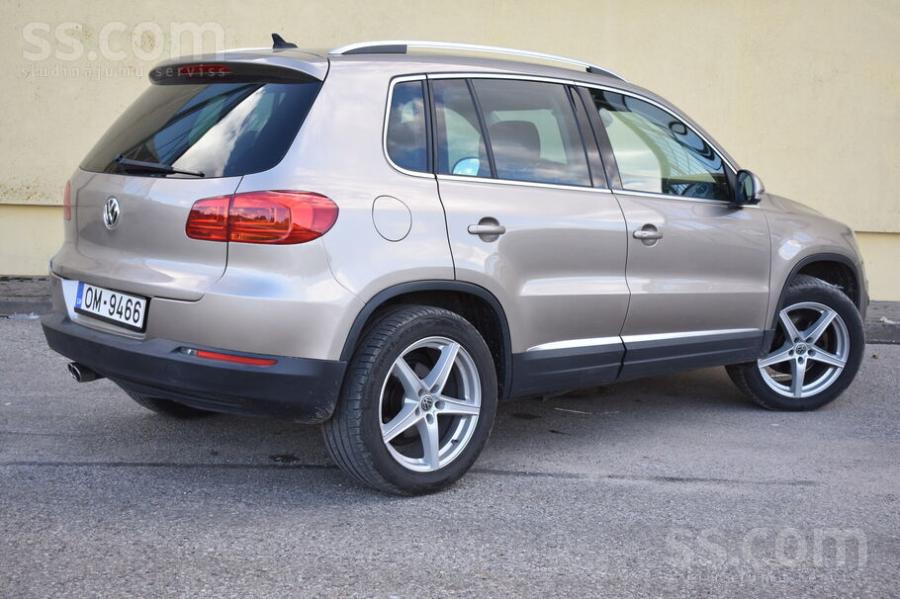 Brūns Volkswagen Tiguan 2014 Talsi, ar dzinēja tilpumu 2.00 L un nobraukumu 152 tūkst. km par 10500 €, foto 6 vietnē AUTOMOTO.COM.LV