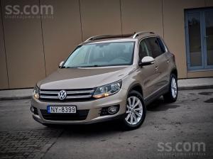 Brown Volkswagen Tiguan 2014 in Tukums, with an engine capacity of 2.00 L and mileage of 301 thousand km for 8500 €, photo 3 on AUTOMOTO.COM.LV