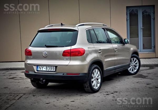 Brūns Volkswagen Tiguan 2014 Tukums, ar dzinēja tilpumu 2.00 L un nobraukumu 301 tūkst. km par 8500 €, foto 5 vietnē AUTOMOTO.COM.LV