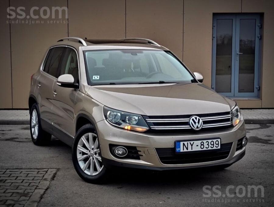 Brown Volkswagen Tiguan 2014 in Tukums, with an engine capacity of 2.00 L and mileage of 301 thousand km for 8500 €, photo 18 on AUTOMOTO.COM.LV