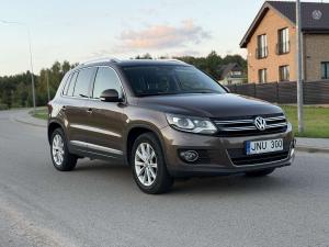 Brūns Volkswagen Tiguan 2014 Elektrėnai, ar dzinēja tilpumu 1.39 L un nobraukumu 250 tūkst. km par 6200 €, foto  vietnē AUTOMOTO.COM.LV
