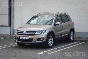 Brown Volkswagen Tiguan 2015 in Riga, with an engine capacity of 2.00 L and mileage of 246 thousand km for 11500 €, photo  on AUTOMOTO.COM.LV