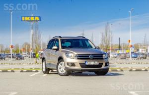 Brown Volkswagen Tiguan 2015 in Riga, with an engine capacity of 2.00 L and mileage of 186 thousand km for 7190 €, photo 3 on AUTOMOTO.COM.LV