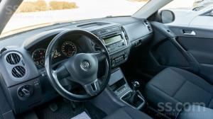 Brown Volkswagen Tiguan 2015 in Riga, with an engine capacity of 2.00 L and mileage of 186 thousand km for 7190 €, photo 10 on AUTOMOTO.COM.LV