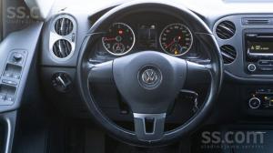 Brown Volkswagen Tiguan 2015 in Riga, with an engine capacity of 2.00 L and mileage of 186 thousand km for 7190 €, photo 14 on AUTOMOTO.COM.LV