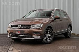 Brown Volkswagen Tiguan 2016 in Ogre, with an engine capacity of 2.00 L and mileage of 126 thousand km for 17700 €, photo 3 on AUTOMOTO.COM.LV