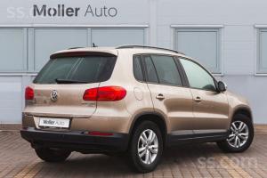 Brown Volkswagen Tiguan 2016 in Ventspils, with an engine capacity of 2.00 L and mileage of 268 thousand km for 6990 €, photo 6 on AUTOMOTO.COM.LV