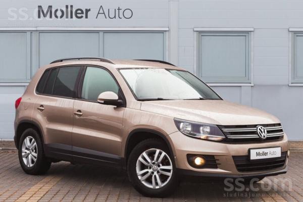 Brown Volkswagen Tiguan 2016 in Ventspils, with an engine capacity of 2.00 L and mileage of 268 thousand km for 6990 €, photo 7 on AUTOMOTO.COM.LV